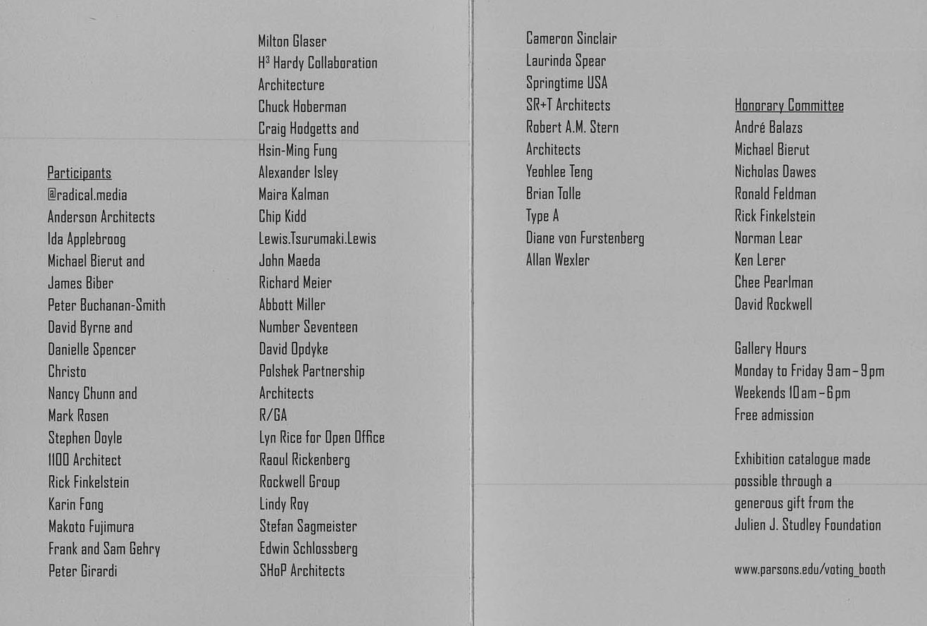 Lindy Roy | THE VOTING BOOTH PROJECT: WMD